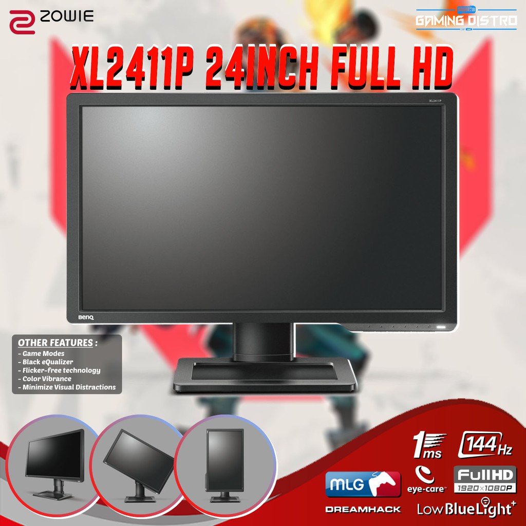 Jual Monitor Gaming BenQ Zowie XL2411p 24 inch 144hz Full HD eSports ...