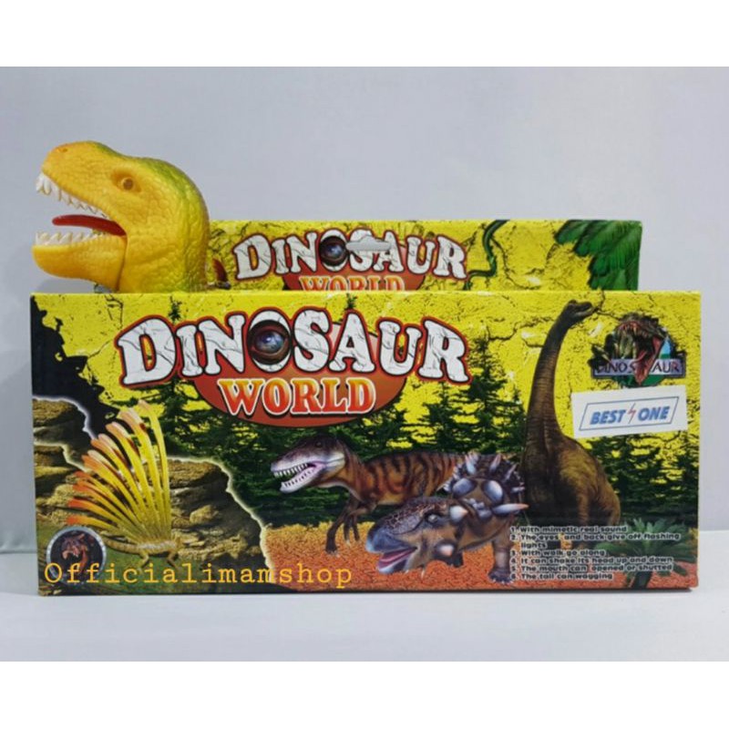 Jual Mainan Dinosaurus batrai /Mainan Dinosaurus suara dan lampu ...