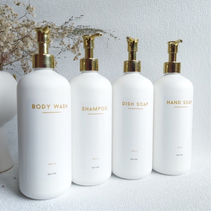 Jual Free Sticker Botol Refill Refillable Botol Sabun Mandi Botol ...