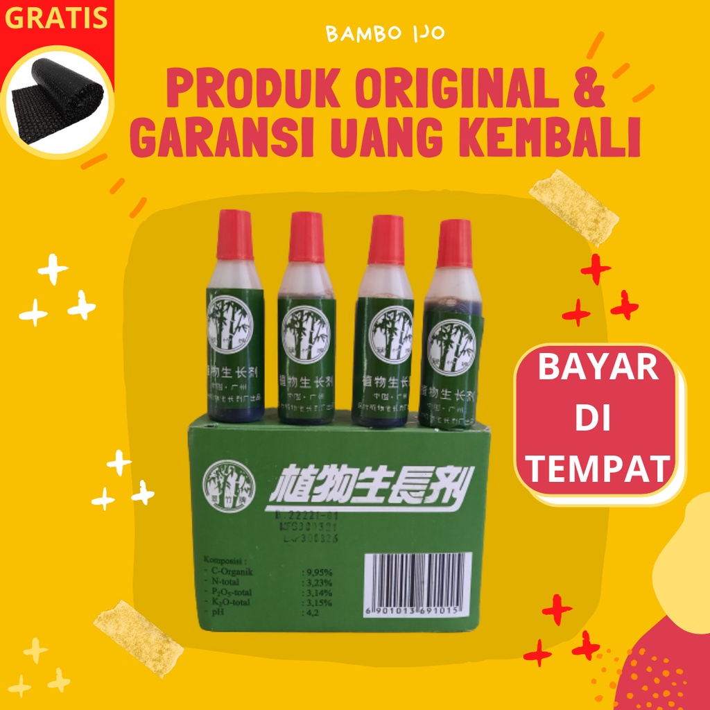 Jual Pupuk Nutrisi Cair Tanaman Tumbuhan Sayur Sayuran Bunga Bambu Ijo ...