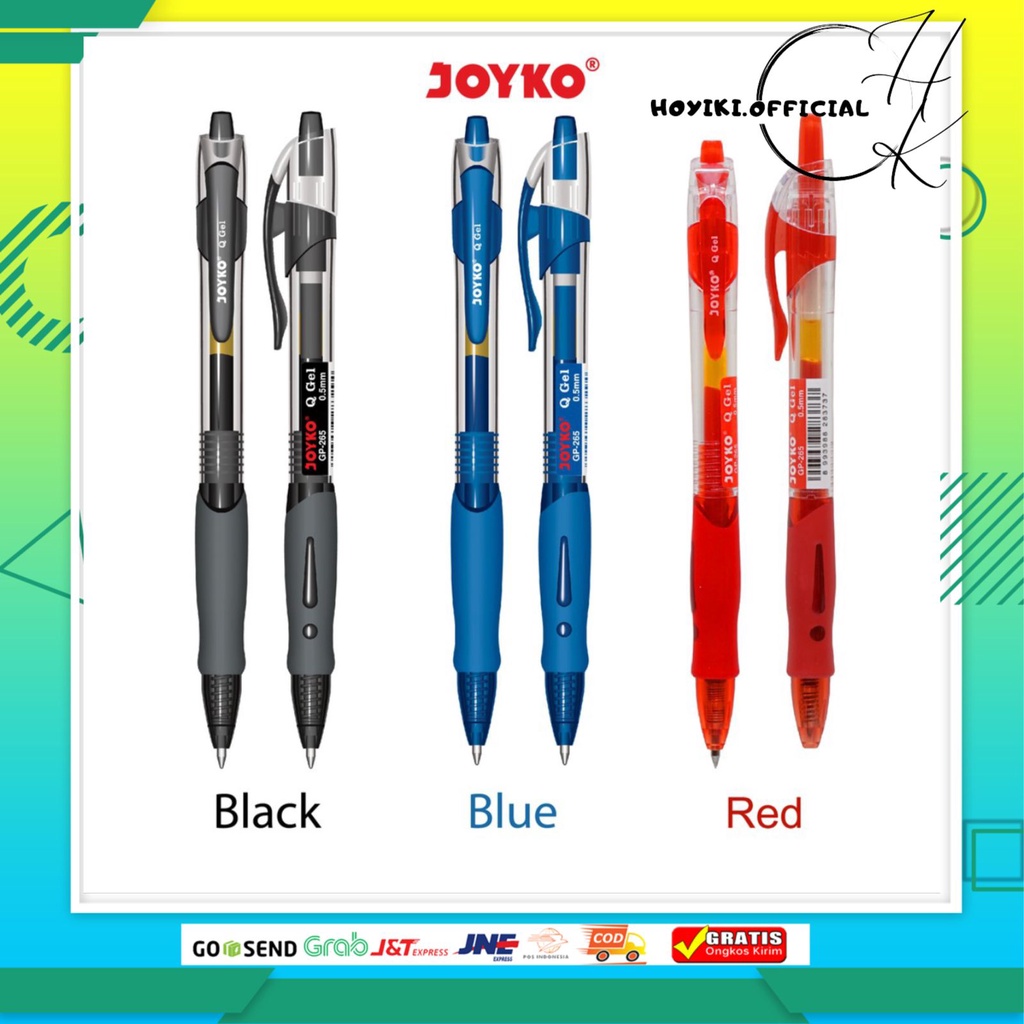 Jual JOYKO Gel Pen Pulpen Pena Joyko GP-265 Q Gel 0.5 mm | Shopee Indonesia