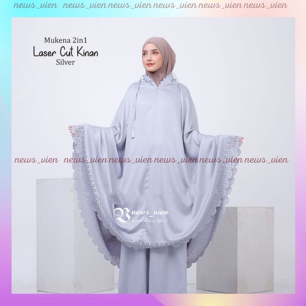 Jual mukena dewasa 2 in 1 satin silk premium adem model terbaru mukenah ...