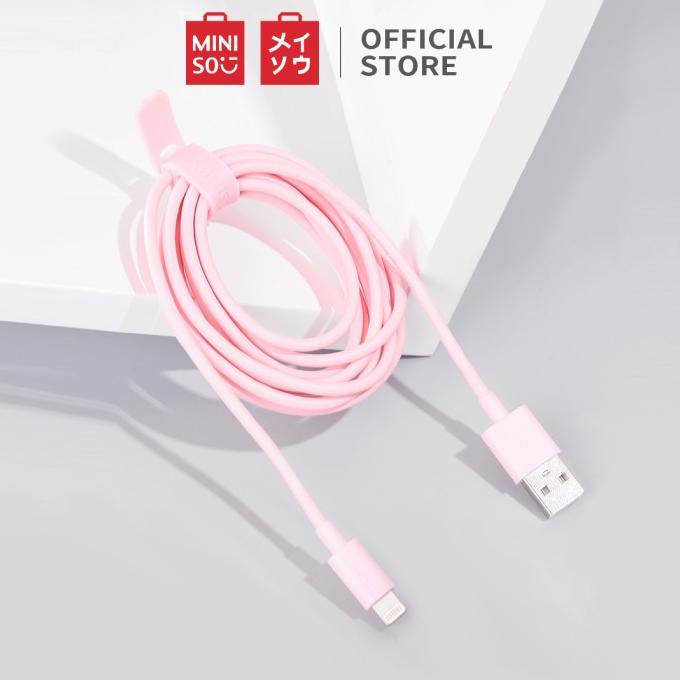 Jual MINISO Kabel Data iOS Pengisian Daya Cepat Charging 2m Premium MFI ...