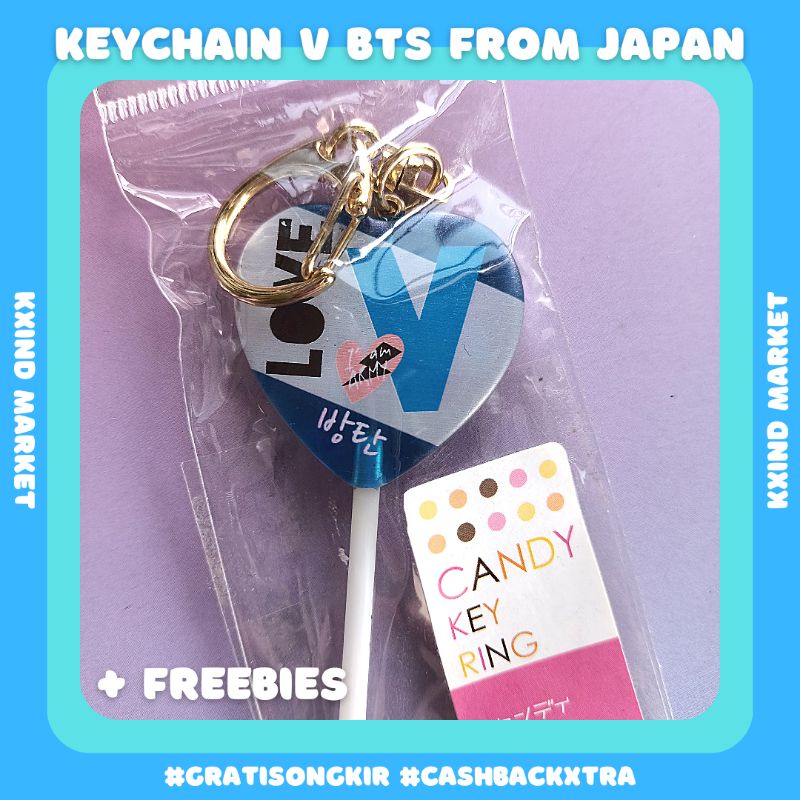 Jual Taehyung BTS Candy Keyring / ganci BTS Tae v / merch BTS ...