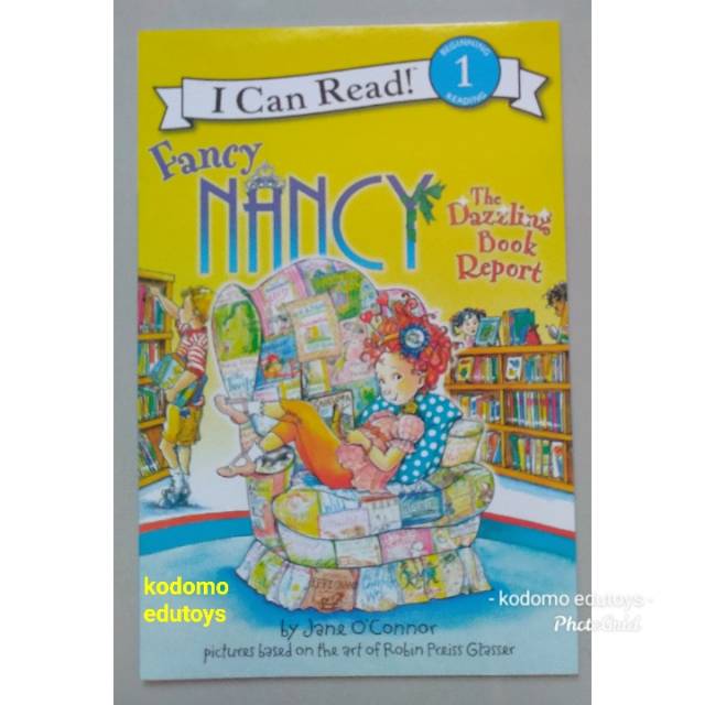 Jual Fancy Nancy The Dazzling Book Report , I Can Read Level 1 | Shopee Indonesia