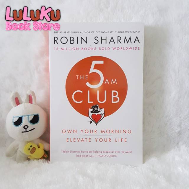 Jual BUKU Motivasi Original Bahasa Inggris Robin Sharma the 5 AM Club -Own Your Morning Elevate ...
