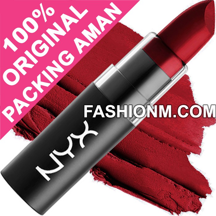 Jual NYX Matte Lipstick - Pure Red MLS08 | Shopee Indonesia