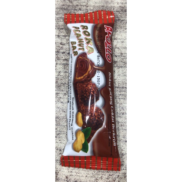 Jual APOLLO ROKA PEANUT BAR 18G | Shopee Indonesia