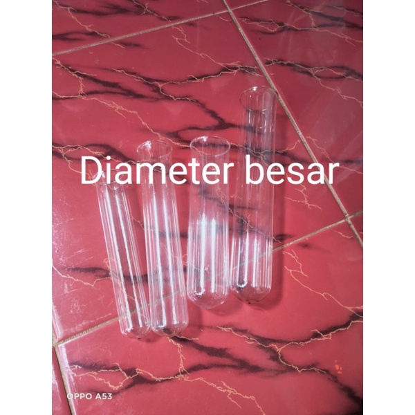 Jual Tabung reaksi kaca diameter 27mm×150mm 33mm×150mm 38mm×150mm 38mm× ...