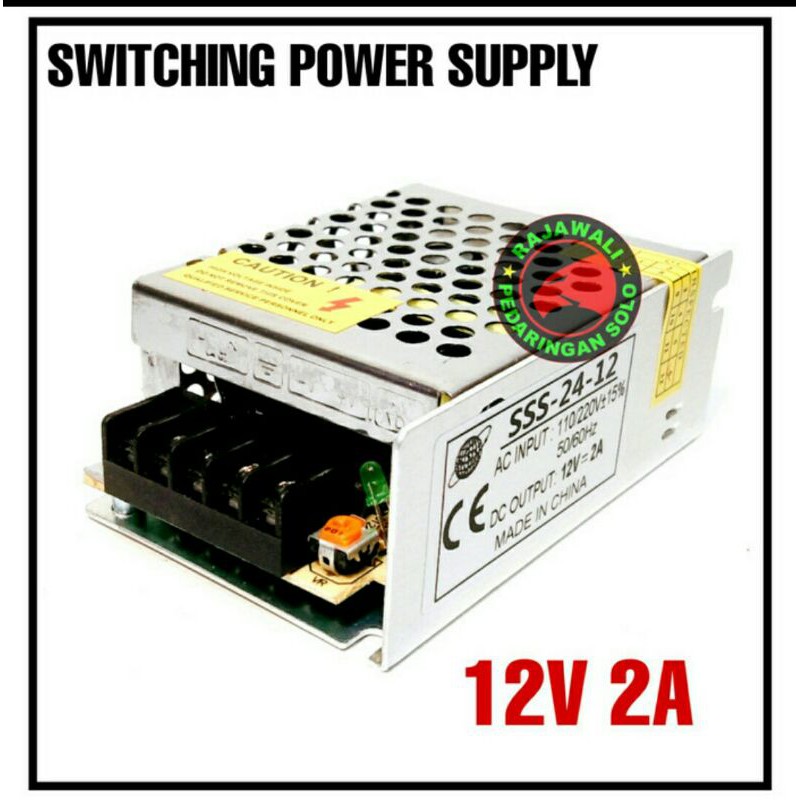 Jual ADAPTOR JARING 12V2A POWER SUPPLY 12V2A CCTV LED | Shopee Indonesia