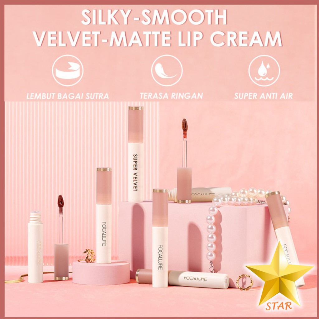 Jual AS Focallure Silky Smooth Velvet Matte Lip Cream FA 196 FA196 ...