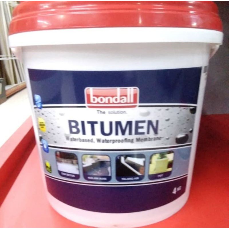 Jual BONDALL BITUMEN 4KG | Shopee Indonesia
