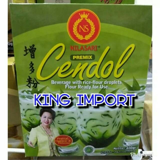Jual Nila sari tepung cendol premix instant Kemasan 400gram | Shopee ...