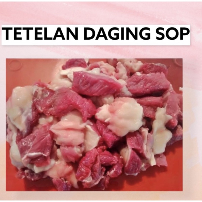 Jual Tetelan SOP Daging Sapi Lokal Halal 1kg | Shopee Indonesia