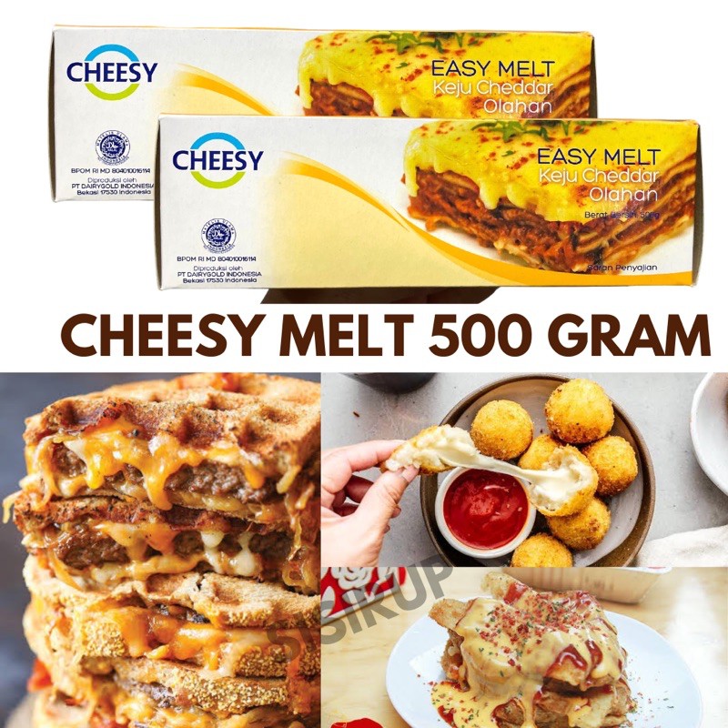 Jual 500 GR CHEESY MELT 500 GR / Easy Melt Cheese / Cheesy / Keju ...