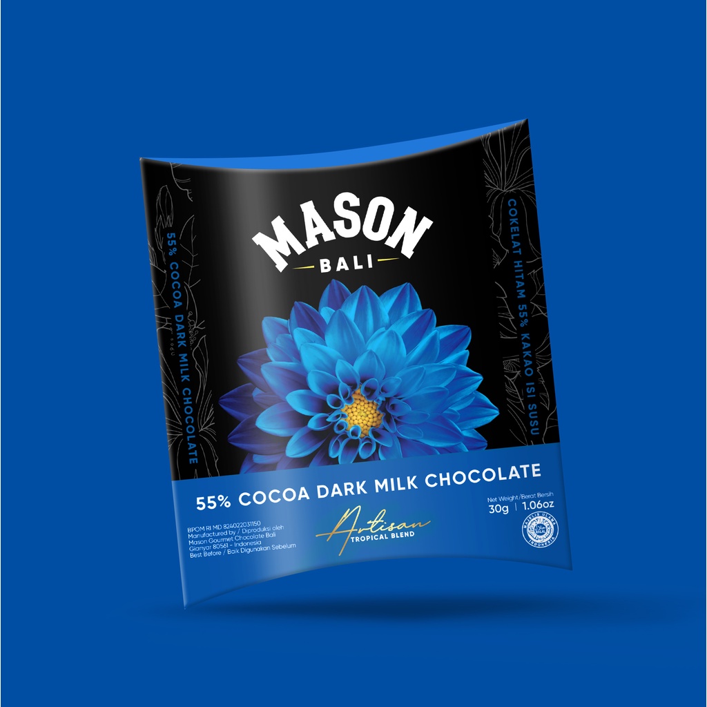 Jual Mason 55% Cocoa Dark Milk Chocolate (30g) | Shopee Indonesia