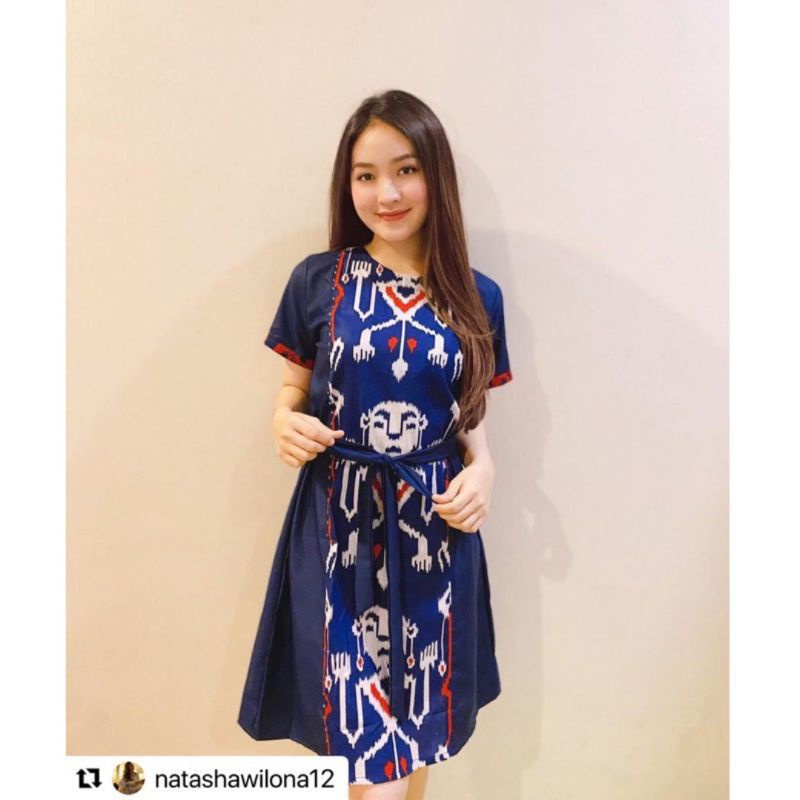 Jual DRESS BATIK MODERN SONGKET TORAJA DRESS NATASHA | Shopee Indonesia