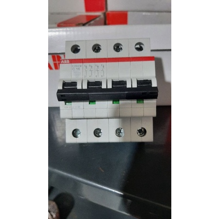 Jual S204M C16 MCB 4 POLE ABB 2CDS274001R0164 | Shopee Indonesia