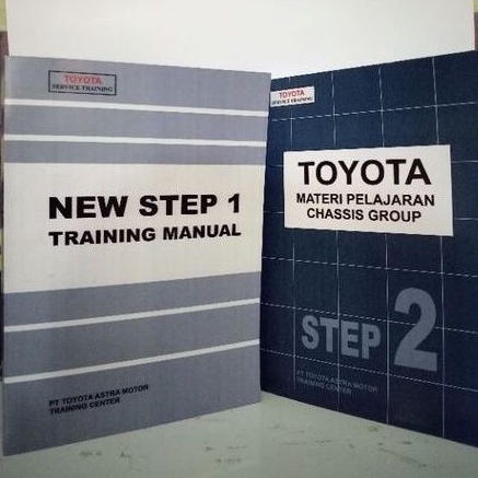 Jual New step 1 training manual dan step 2 materi pelajaran chassis ...