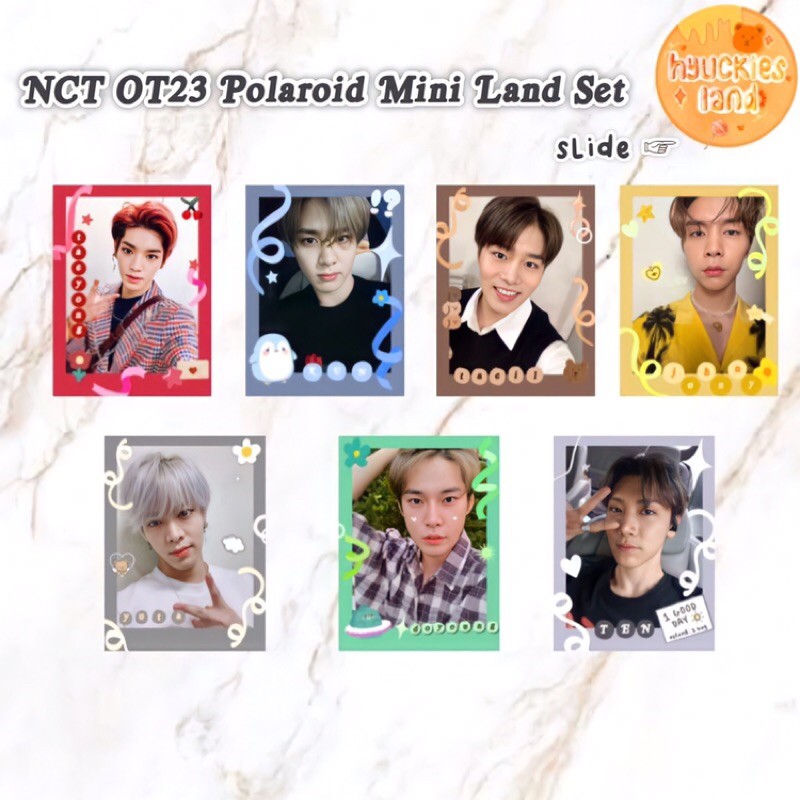 Jual NCT OT23 Polaroid Mini Land Set ( 5.3cm x 7cm ) | Shopee Indonesia