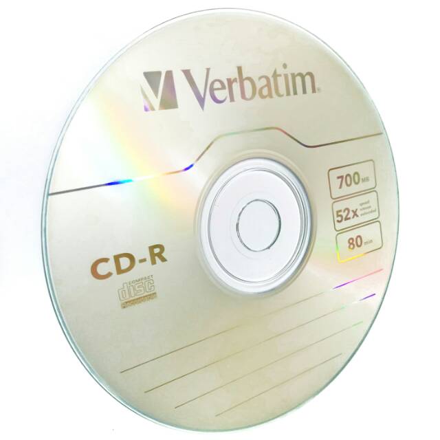 Jual CD-R / CDR Kosong Verbatim 52x | 700 MB (eceran) | Shopee Indonesia