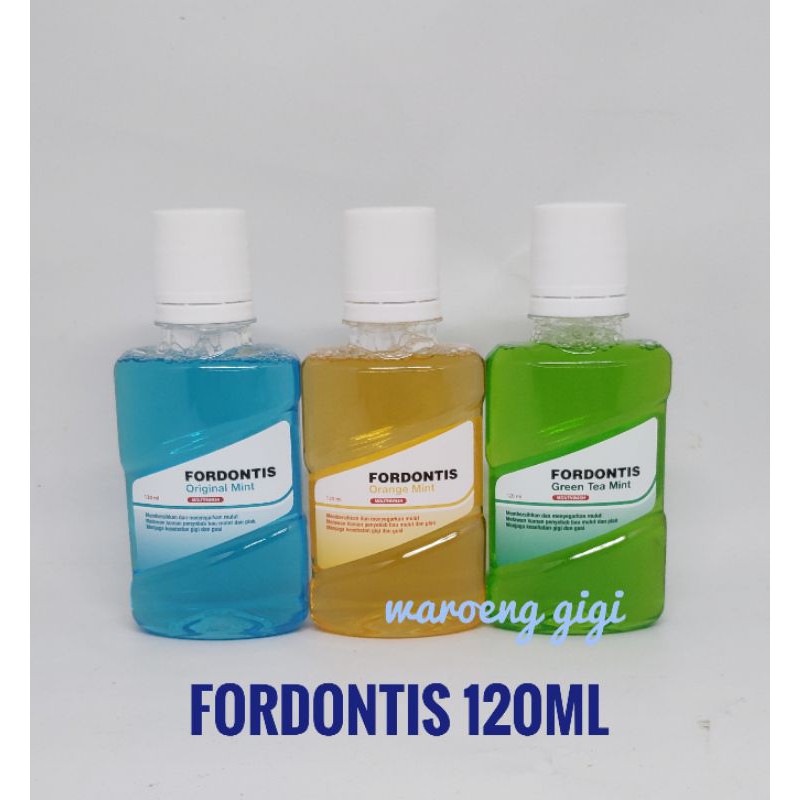 Jual FORDONTIS Mouthwash Obat Kumur 120ml by Konimex (BOTOL KECIL ...