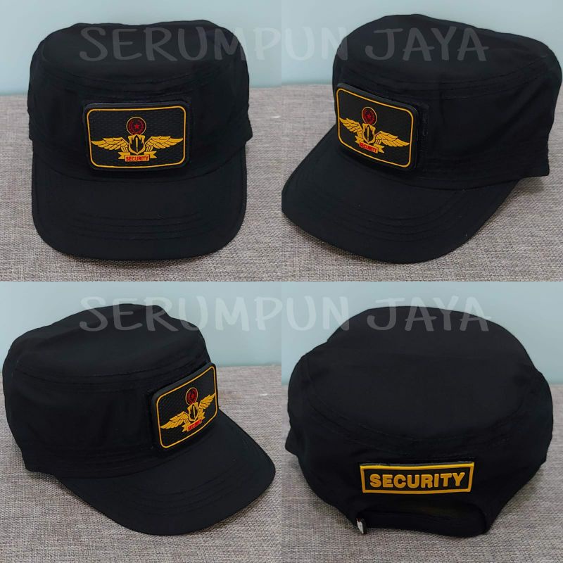 Jual TOPI KOMANDO SECURITY WINGS - TOPI KOMANDO SECURITY WINGS VELCRO HITAM 2 PATCH | Shopee ...
