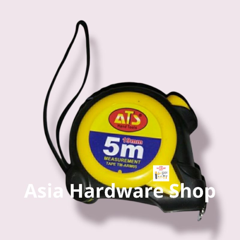 Jual Alat Ukuran Meteran 5m ATS Self Lock Magnet Karet Measuring Tape ...
