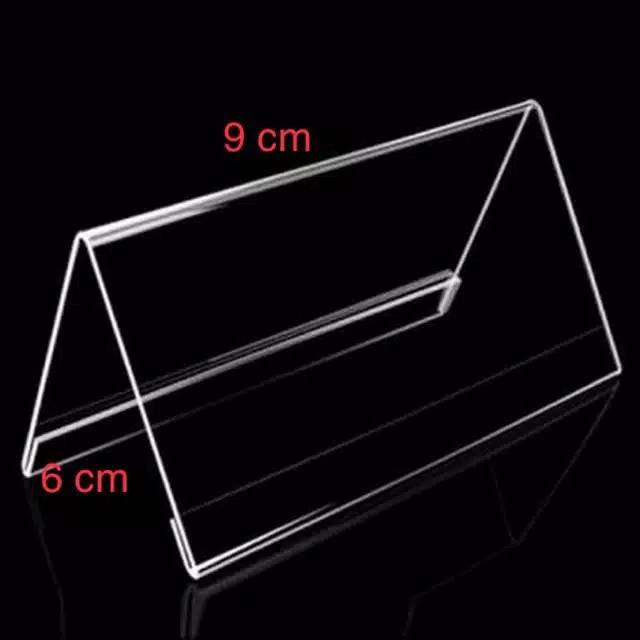 Jual Acrylic Name Holder / Label Holder / Sign Holder | Shopee Indonesia