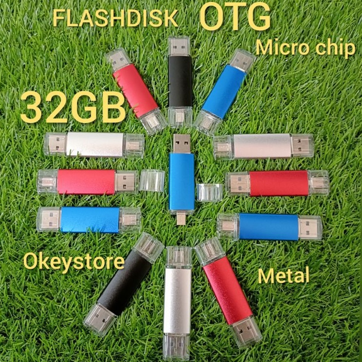 Jual FLASHDISK 32GB OTG MICRO METAL OTGMT01 REAL KAPASITAS | Shopee ...
