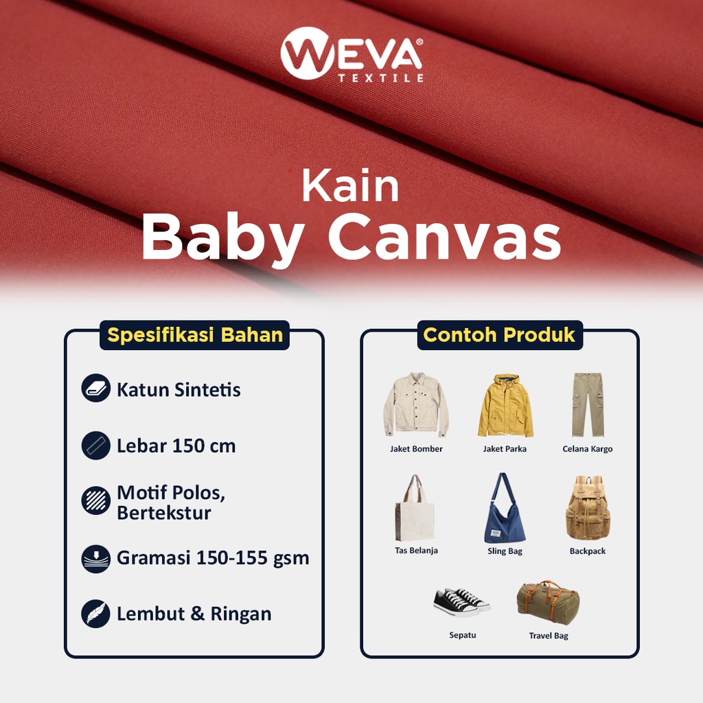 Jual Bahan Kain Baby Canvas Murah (Series 2) | Shopee Indonesia