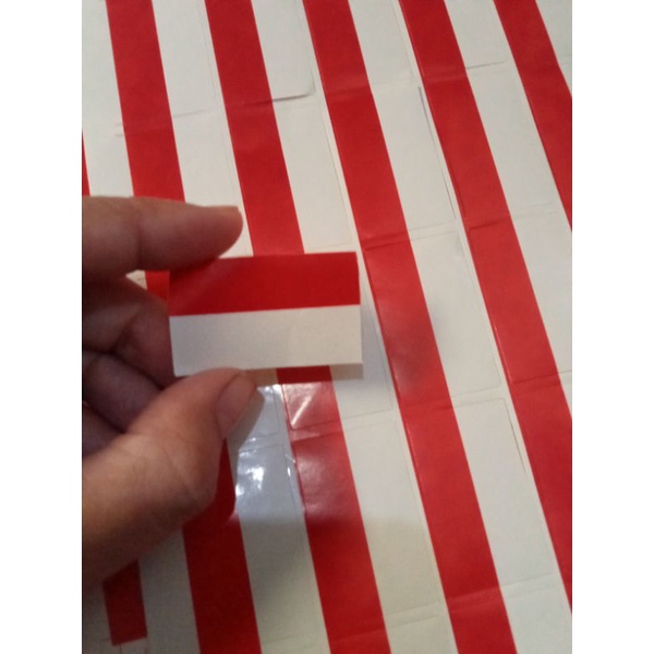 Jual sticker / stiker pipi muka tangan bendera merah putih I love ...