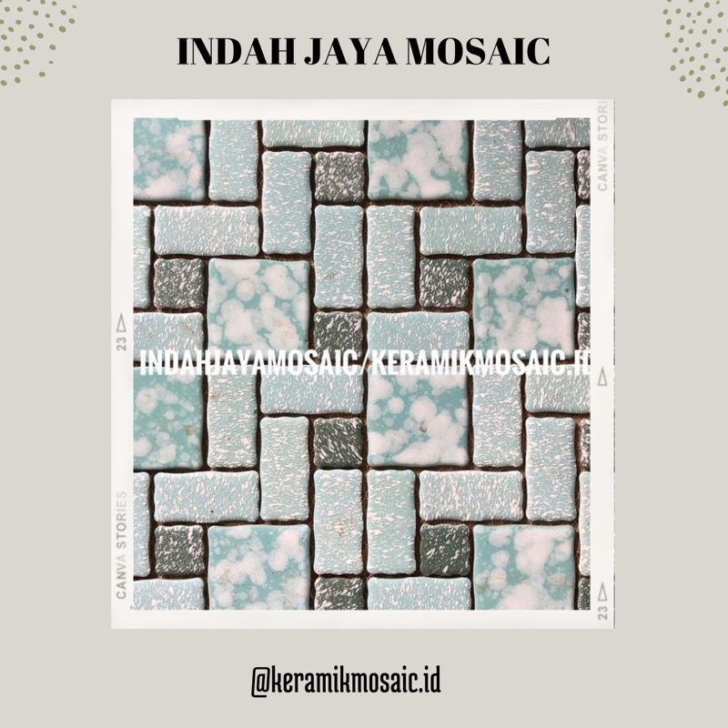 Jual Keramik Mosaic dinding lantai kamar mandi batchroom kitchenset ...