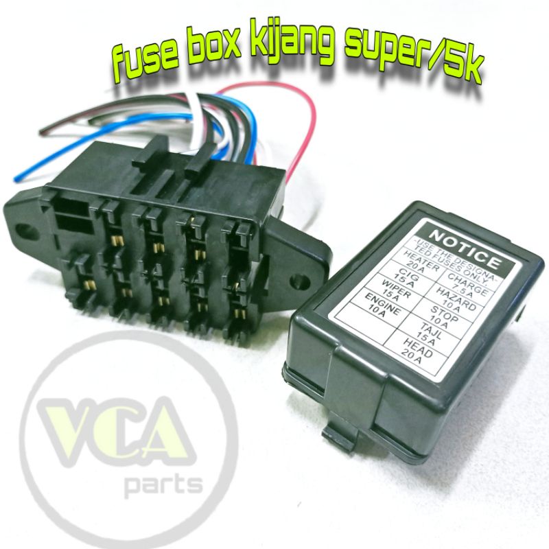 Jual FUSE BOX/RUMAH SEKRING TOYOTA KIJANG SUPER 5K/ GRAND/ROVER ...