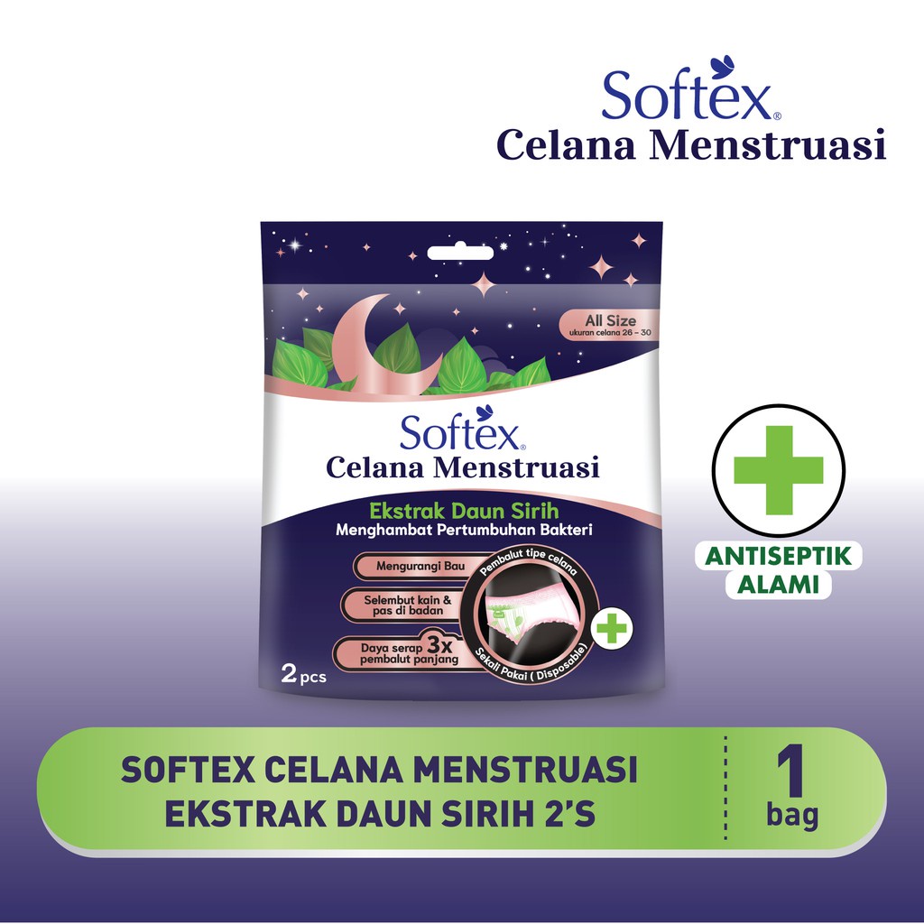 Jual Softex Celana Menstruasi isi 2pcs | Shopee Indonesia