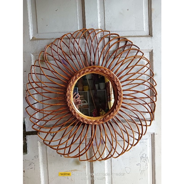 Jual cermin rotan, dekorasi rotan,rotan,cermin rotan dekorasi, cermin ...