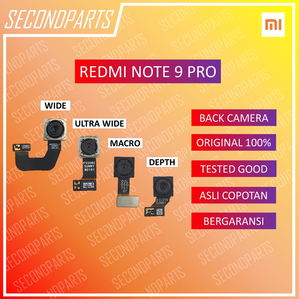 Jual KAMERA BELAKANG BACK CAMERA REDMI NOTE 9 PRO ORIGINAL | Shopee ...