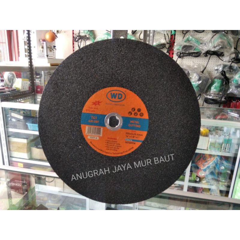 Jual Batu Gerinda Potong WD 14 Inch / Cutting Wheel WD 14 Inch | Shopee ...