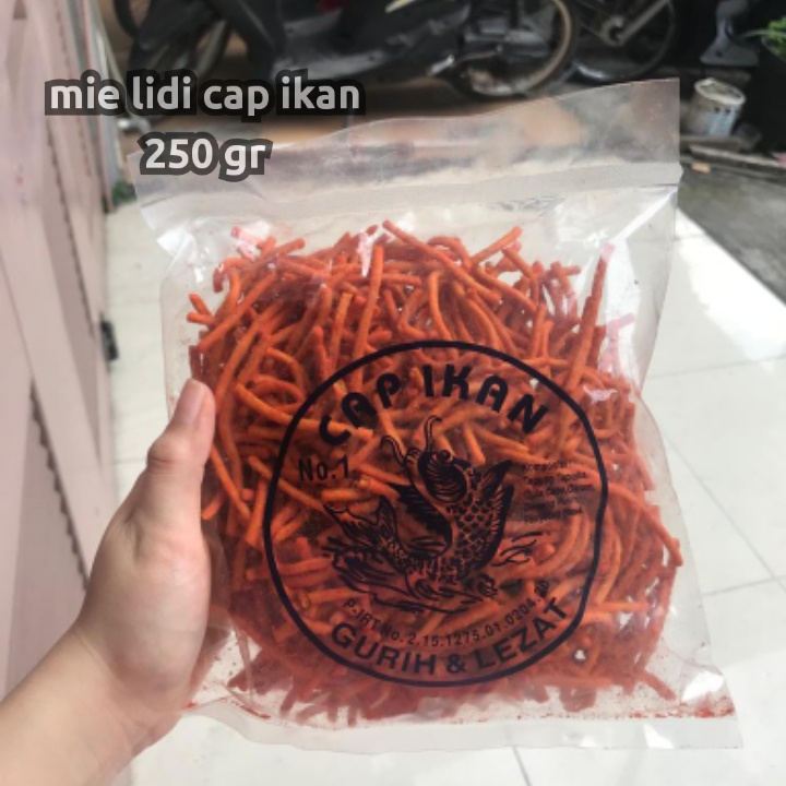 Jual MIE LIDI CAP IKAN 250 GRAM | CAP IKAN | KERUPUK CAP IKAN | MIE ...