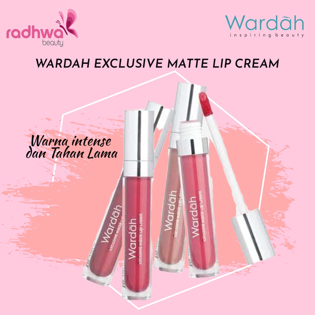 Jual Lipstik Wardah Exclusive Matte Lip Cream Warna Intense dan Tahan ...