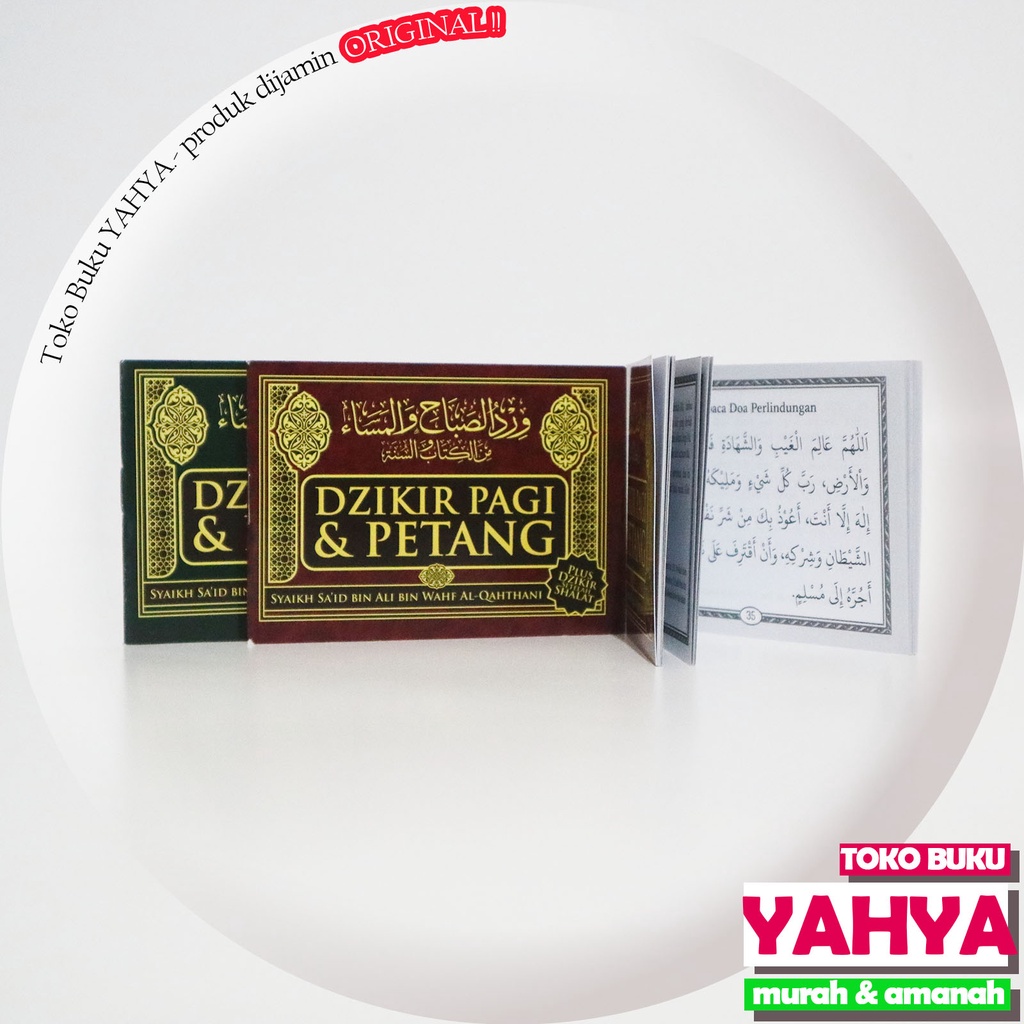 Jual SOUVENIR Dzikir Pagi dan Petang Cover Classic - Plus Dzikir ...