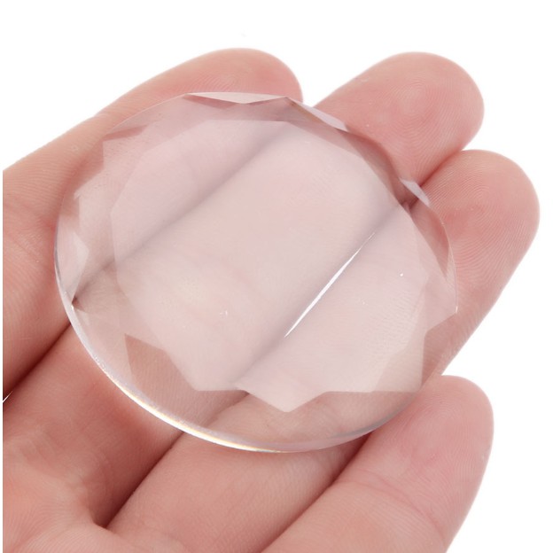 Jual Nail Glass nail palette nail palete Crystal Stone for Glue Holder ...