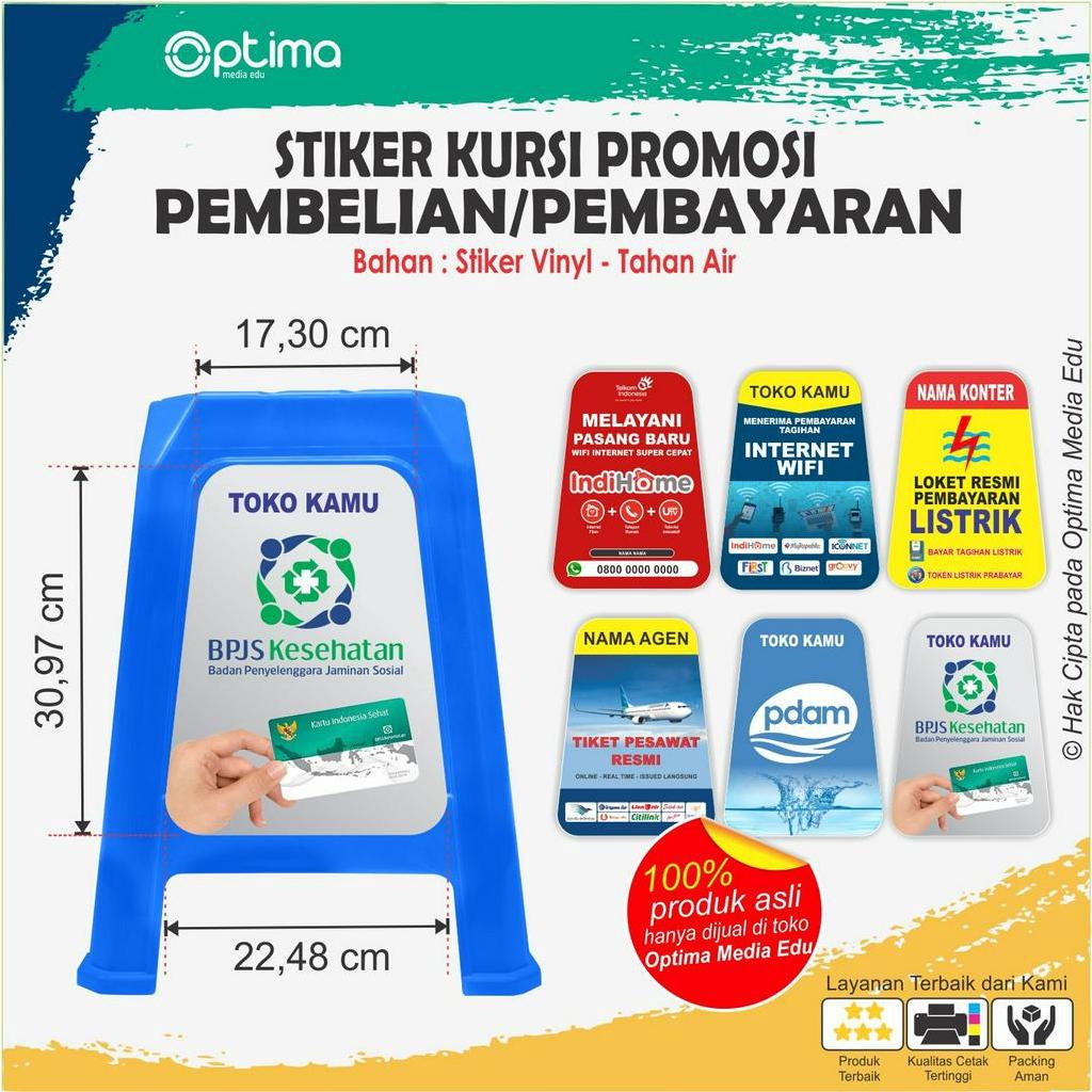 Jual Stiker Kursi Promosi - Usaha Tiket, Pembayaran, dll | Shopee Indonesia