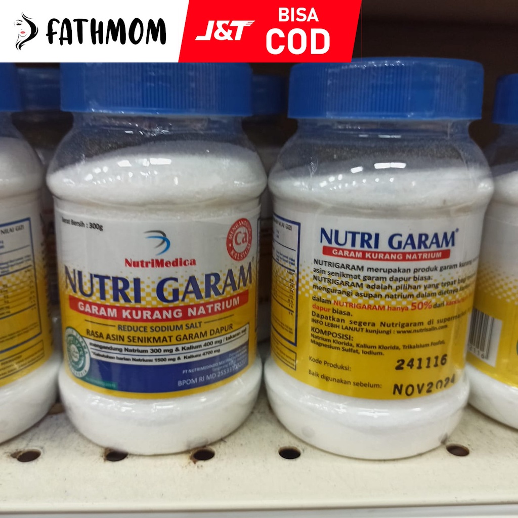 Jual NUTRIGaram - Garam Diet 300gr | Shopee Indonesia