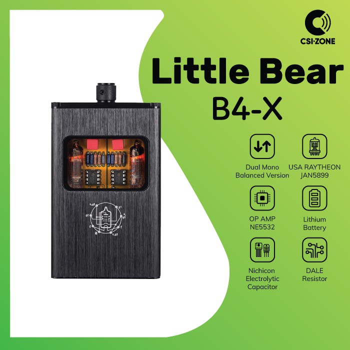 Jual Little Bear B4-X Portable Dual Tube HiFi Headphone Amplifier ...