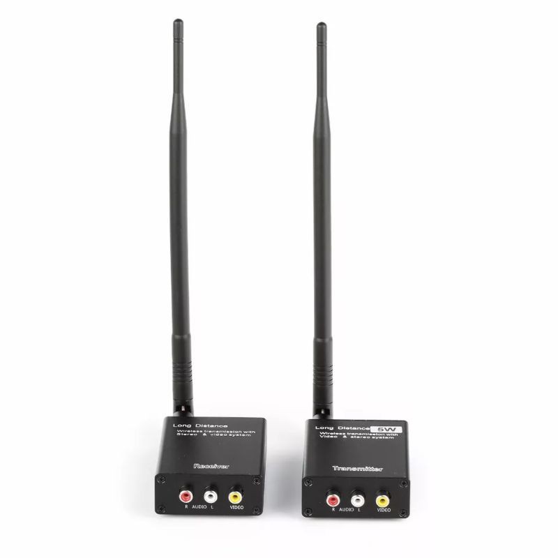 Jual AV Sender 2.4GHz 5W Wireless AV Pengirim TV Audio Video Pemancar ...