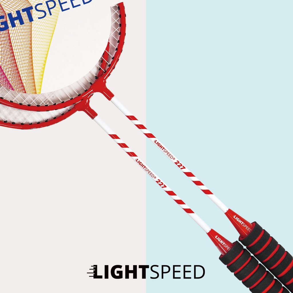 Jual LIGHTSPEED RAKET BADMINTON 227 / RAKET BULU TANGKIS ISI 2 FREE BAG ...