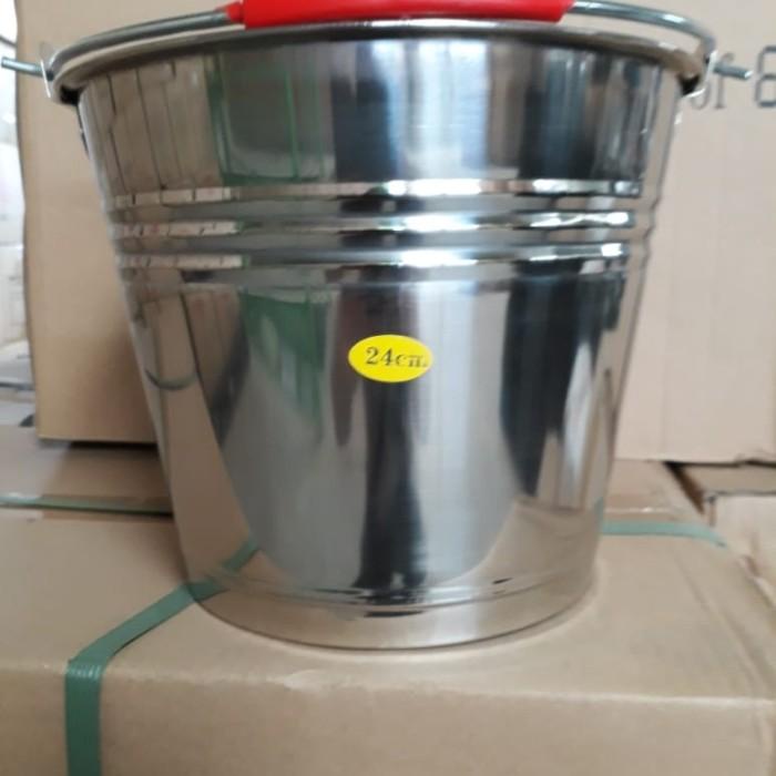Jual ember stainless 20 liter 16 liter s/d 6 liter | Shopee Indonesia