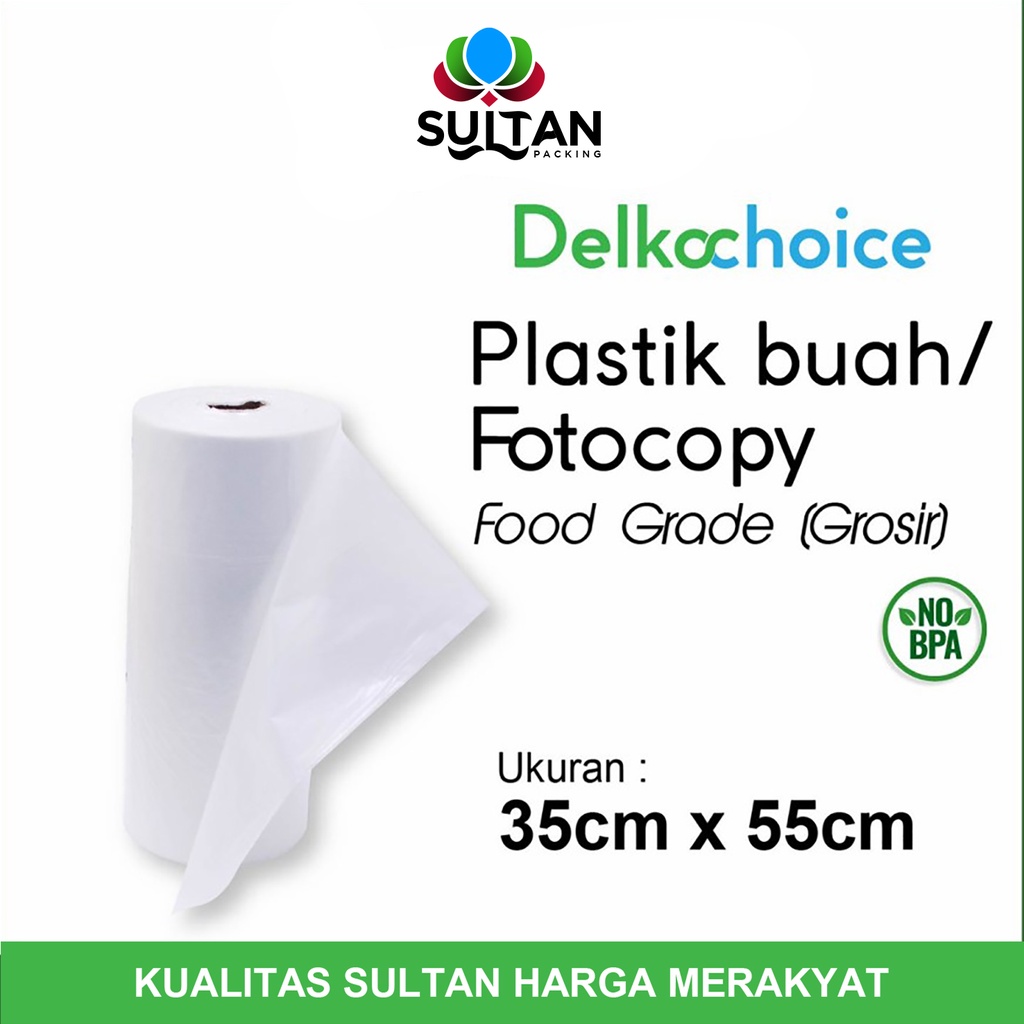 Jual PLASTIK HD BUAH / SAYUR / MAKANAN / PHOTOCOPY FOOD GRADE ...