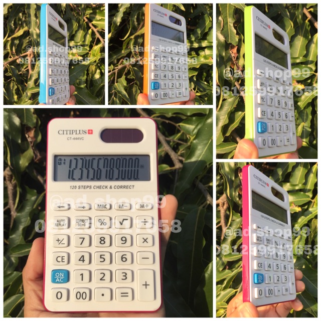 Jual KALKULATOR MINI CITIPLUS CT 444 VC BANYAK WARNA | Shopee Indonesia